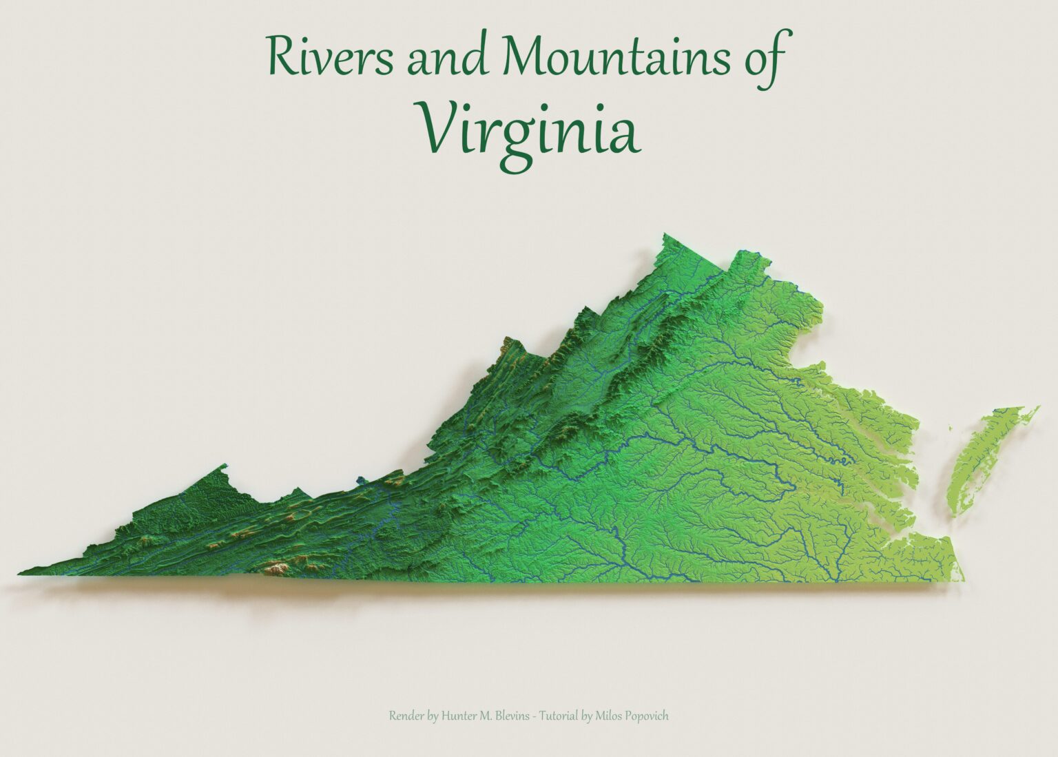 Rivers and Mountains of Virginia - Hunter Blevins